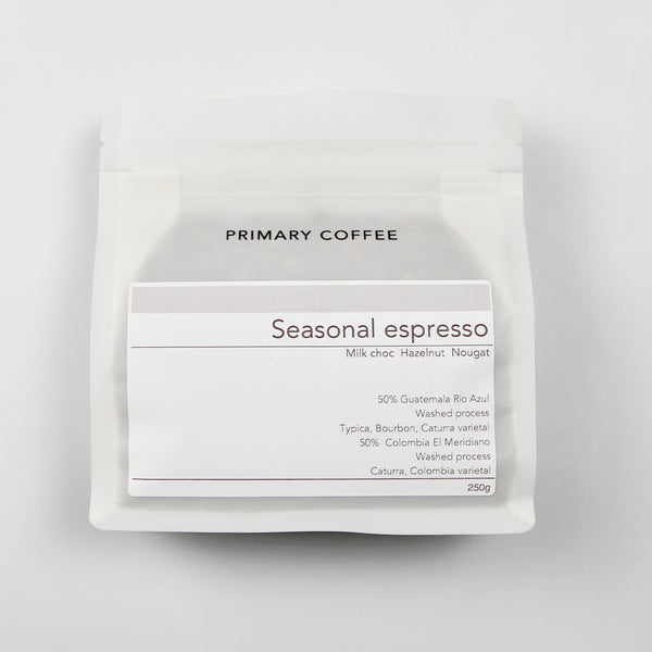 Primary Coffee - Seasonal Espresso Blend - Eastern Hill General Supplies